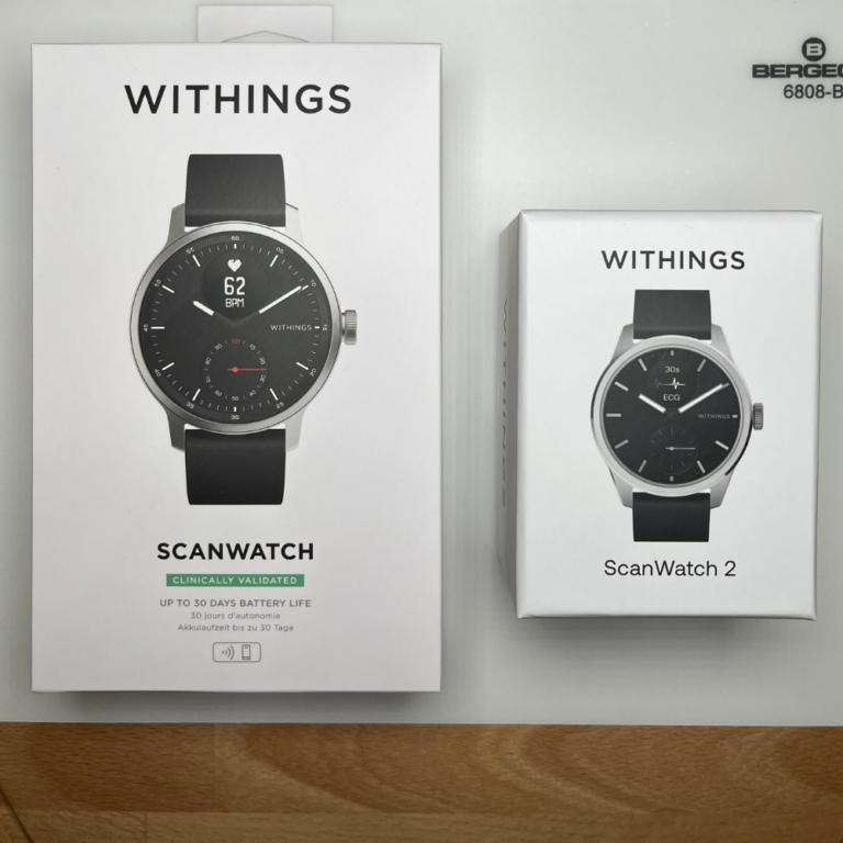 Withings ScanWatch 2 vs. Withings ScanWatch (Vorgängermodell)